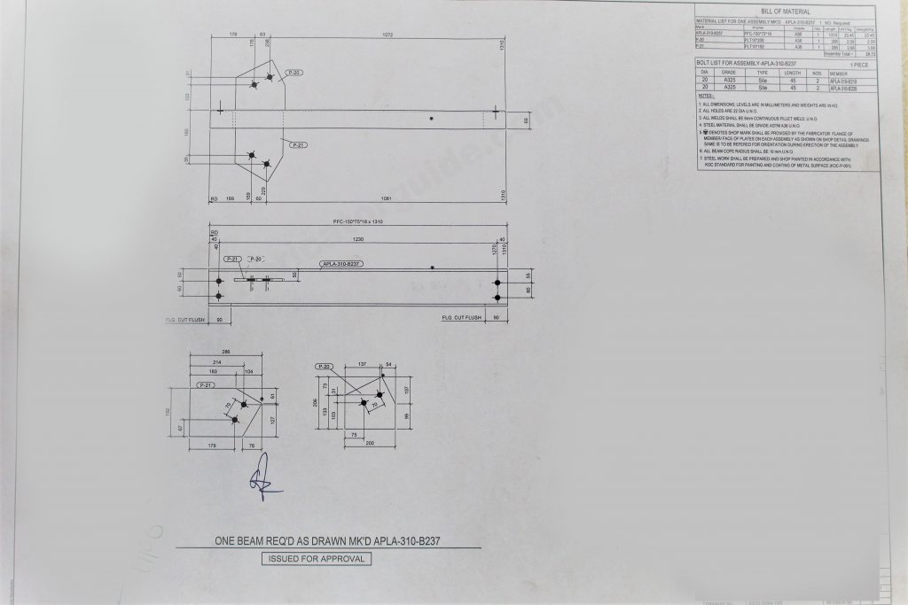 Structural drawing image free download PDF