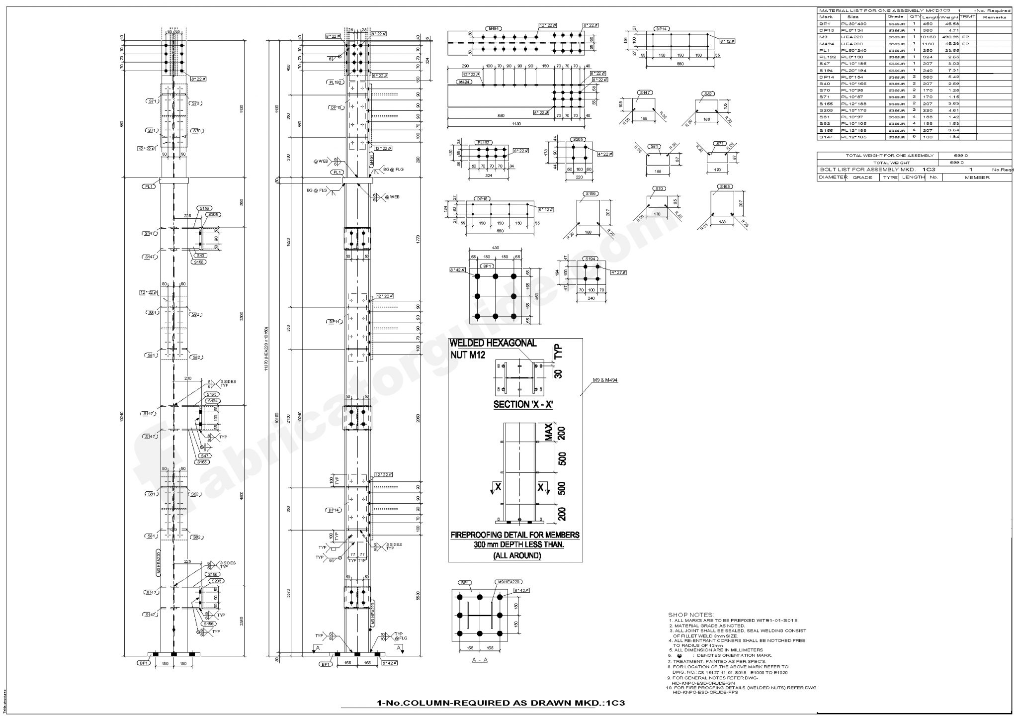 Structural drawing image free download PDF