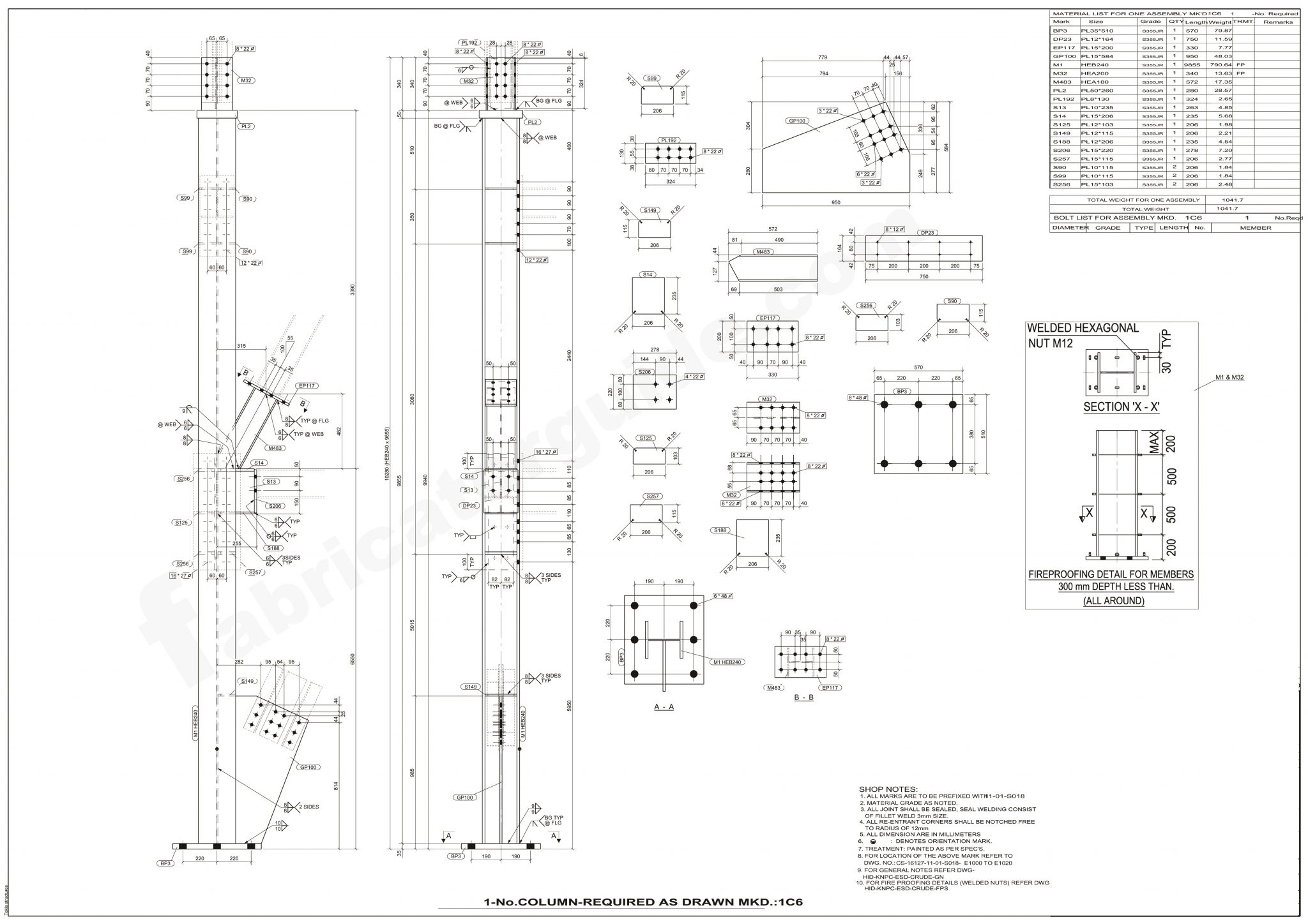 Structural drawing image free download PDF