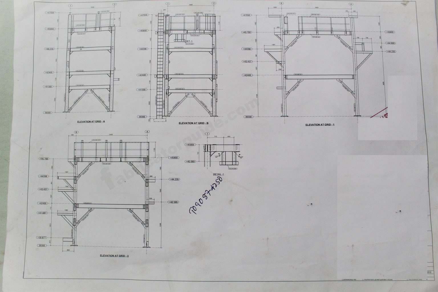Structural drawing image free download PDF