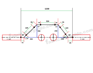 How to offset pipe fitting | Offset pipe degree calculation formula